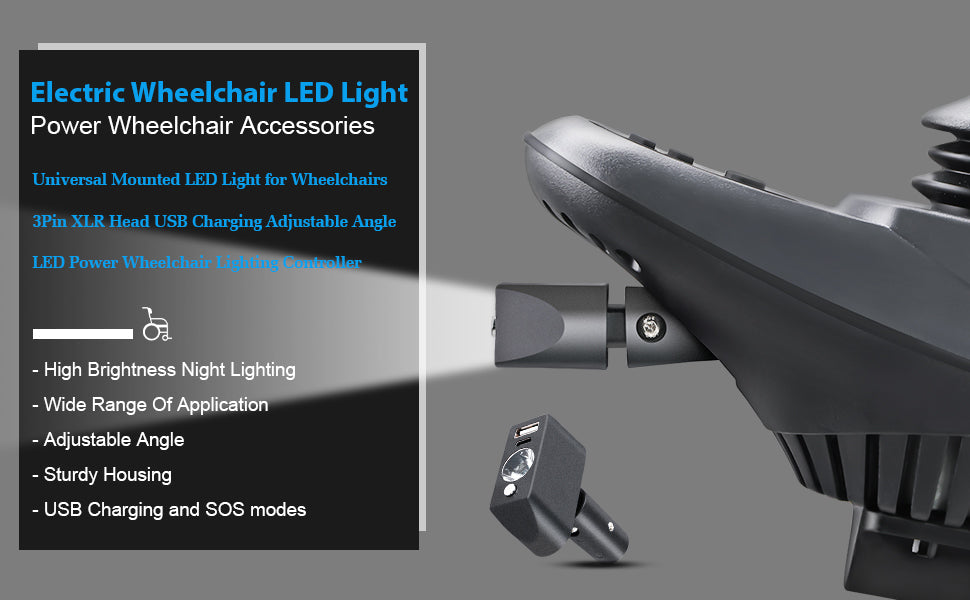 Lighting the Way: Why an LED Wheelchair Light Is a Game-Changer for Ni ...